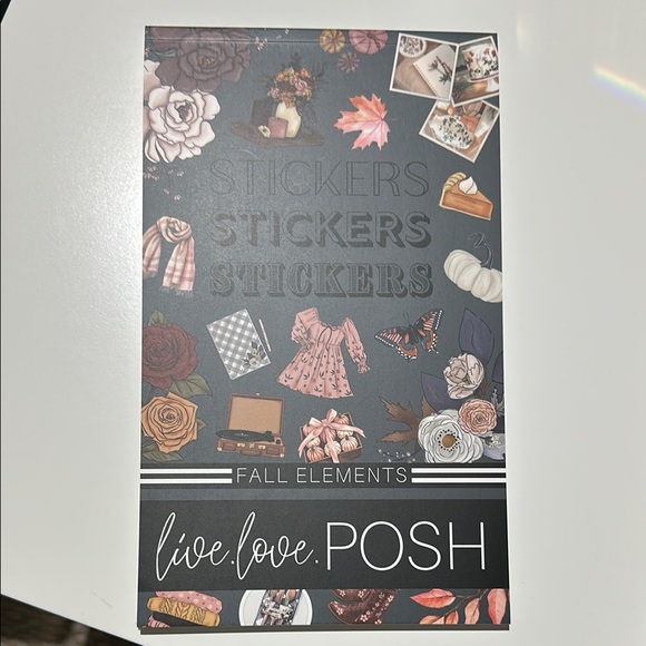 Live Love POSH | Office | Live Love Posh Fall Elements Sticker Book ...